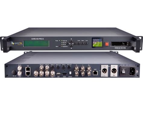 Dvb Ss2 Hd Integrated Receiver Decoder With Sdihdmiasiip Signal Outputs