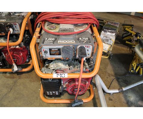 Ridgid 7000watt Zero Gravity Gas Generator