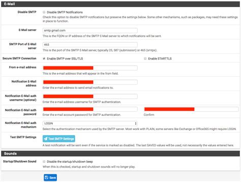 Turning On Email Notifications In Pfsense Next Project