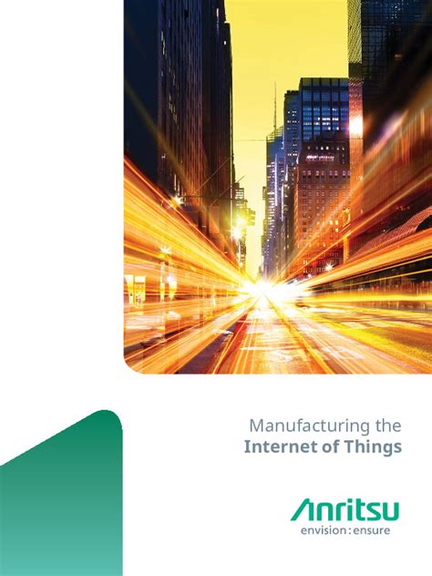 Manufacturing The Iot Pdfcoffeecom