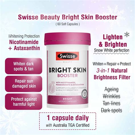 Swisse Beauty Acne Support 60 Film Coated Tablets With Silymarin Help Relieve Symptoms Of Acne