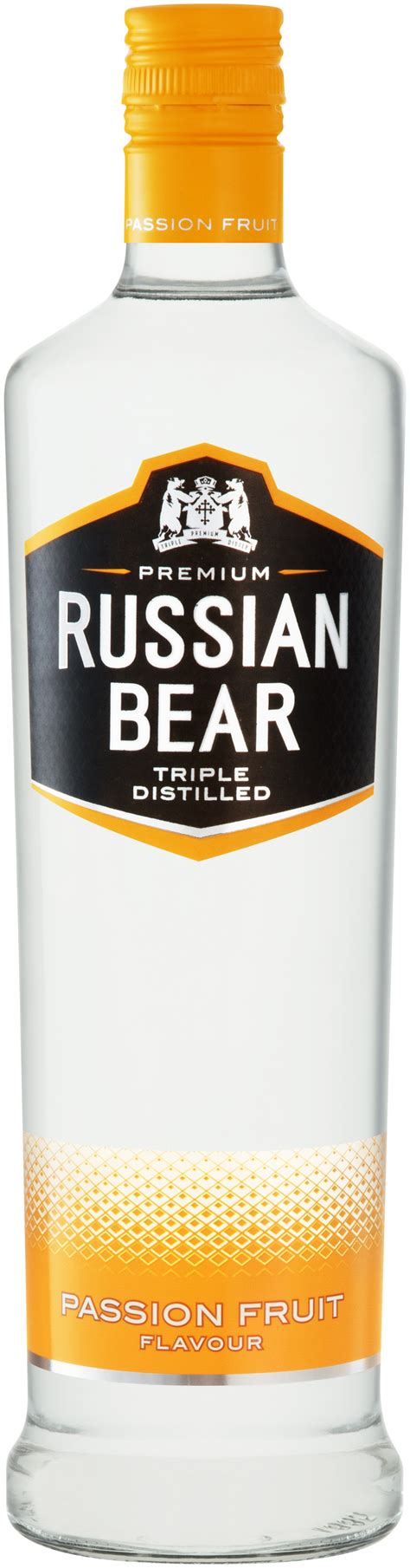 Russian Bear Vodka Passion Fruit 750ml Agrimark