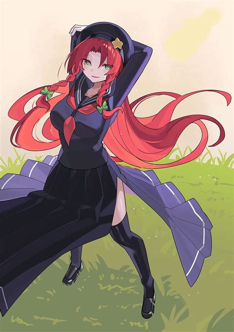 Hong Meiling Touhou Drawn By Falkenyutozin Danbooru