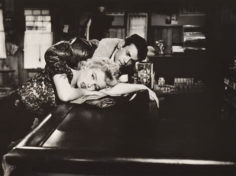 Unknown Marilyn Monroe As Cherie And Don Murray As Bo Decker In The 1956 Film Bus Stop