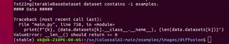 A Question Of Dataset Bug · Issue 1862 · Hpcaitechcolossalai · Github