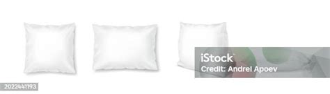 정형 외과 흰색 베개 현실적인 벡터 일러스트 레이 션 세트 베개에 대한 스톡 벡터 아트 및 기타 이미지 베개 비단 정사각형 구성 Istock