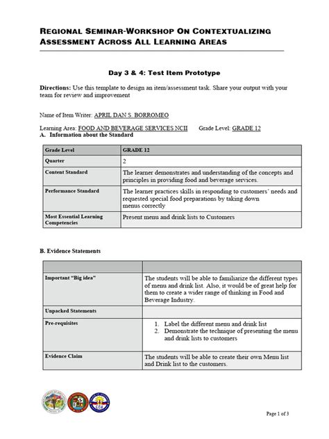 day 2 prototypes with rubrics pdf