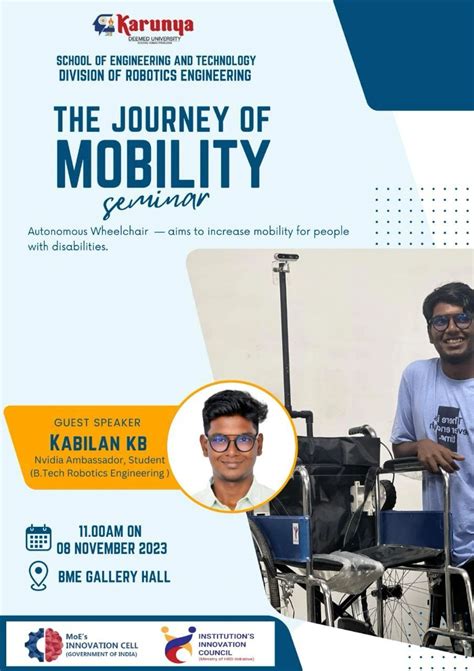 kabilan kb on linkedin robotics mobility takenseminar guestspeaker