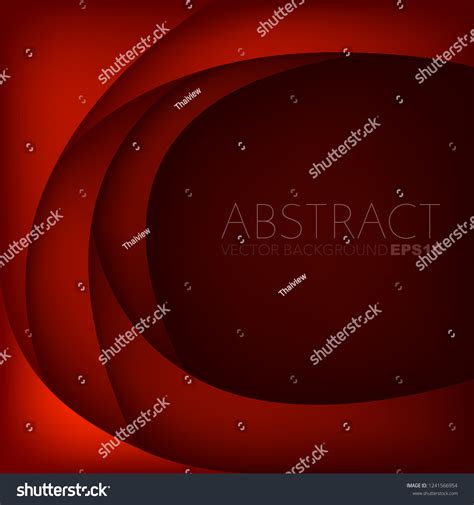 Red Curve Line Overlap Vector Background Stock Vector Royalty Free 1241566954 Shutterstock