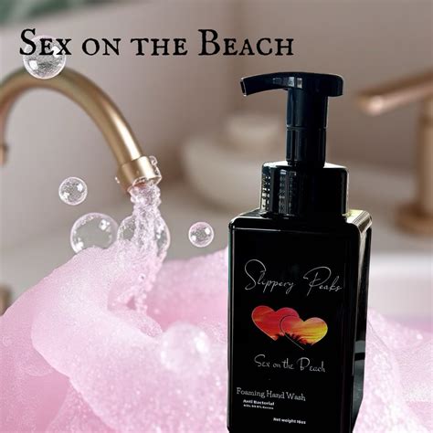 16oz Sex On The Beach Foaming Soap Slippery Peaks Bath And Beauty