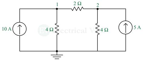 Nodal Analysis Explanation And Examples Electrical Vani