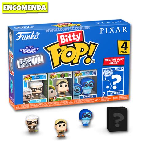 Funko Bitty Pop Pixar 4 Pack Series 3 Loja Tsc