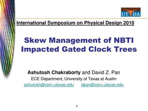 Ppt Skew Management Of Nbti Impacted Gated Clock Trees Powerpoint
