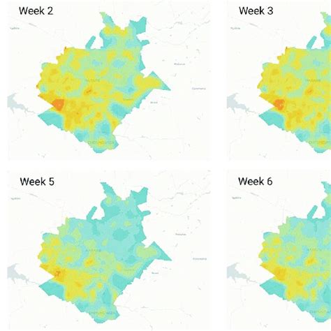 Predicted Incidence Of Cholera Across Harare For The First 6 Weeks Of