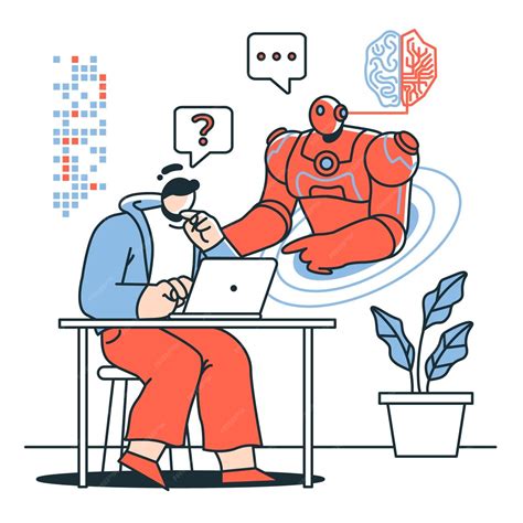 Free Vector Artificial Intelligence Concept Illustration