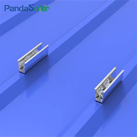Metal Roof Montage System Hot Sale Anodized Aluminum Alloy Mini Rail