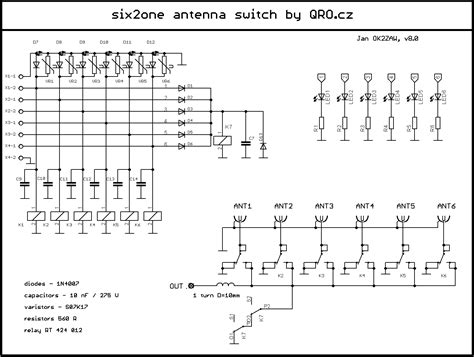 Six2one Antenna Switch