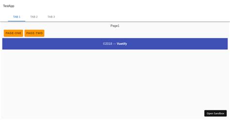 Vue Template Codesandbox