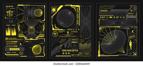 3d 구와 토러스의 와이어프레임이 있는 복고풍 스톡 벡터로열티 프리 2200164405 Shutterstock