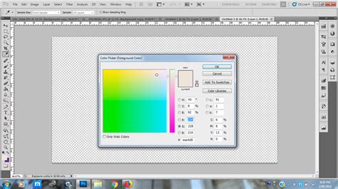 Color Adobe Photoshop Cs5 64bit Colour Picker Colour Range Is Wrong