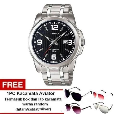 Casio Analog Watch Mtp 1314d 1avdf Jam Tangan Pria Silver Tali Stainless Steel 1pc