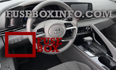 Hyundai Elantra Hybrid 2025 Fuse Box Fuse Box Info Location Diagram