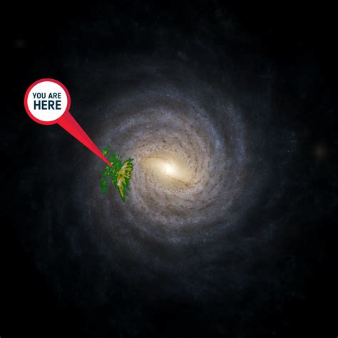 Milky Way Galaxy Nasa You Are Here