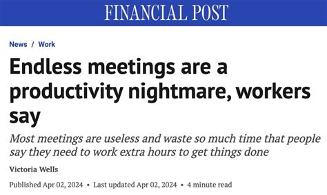 Timo Behrens On Linkedin Meetings Productivity