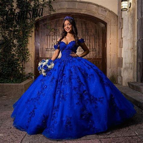 Royal Blue Quinceanera Dresses Gold Artofit