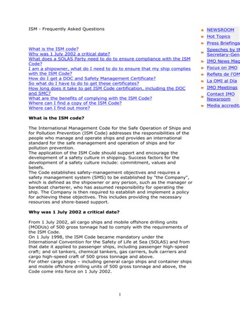 What Is The Ism Code