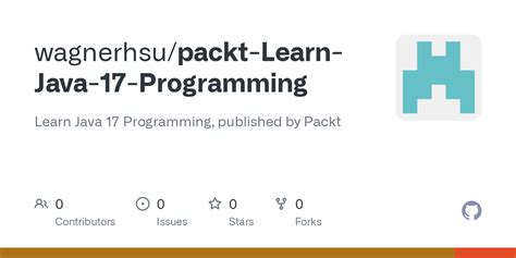 Github Wagnerhsupackt Learn Java 17 Programming Learn Java 17
