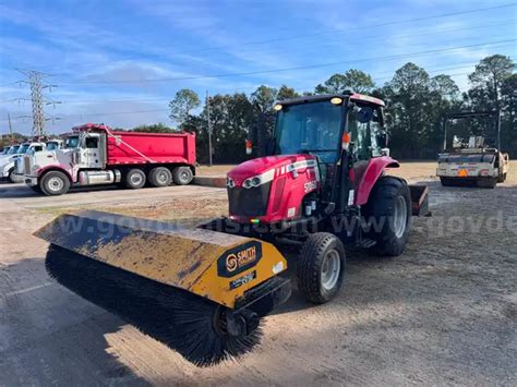 2019 Massey Ferguson 4607m 2wd Tractor Wsweeper Govdeals