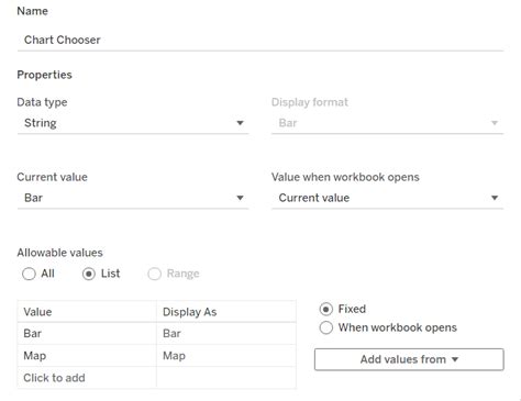 How To Create A Chart Selector Using Dynamic Zone Visibility In Tableau