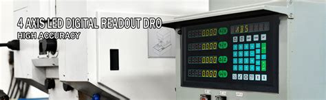 4 Axis Digital Readout Mill Linear Encoder LED Screen DRO For Milling Machine VEVOR AU