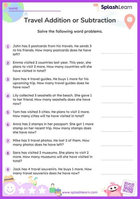 Add Or Subtract Within 20 Winter Word Problems Worksheet Printable