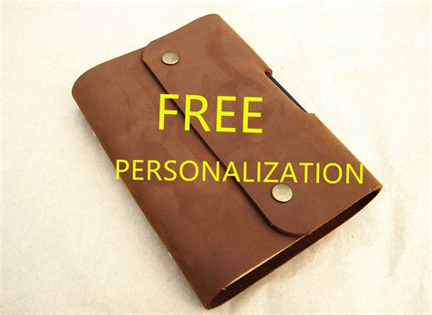 Leather Bound Notebook Leather Bound Journal Personalized