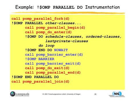 Ppt Towards A Performance Tool Interface For Openmp An Approach Based On Directive Rewriting
