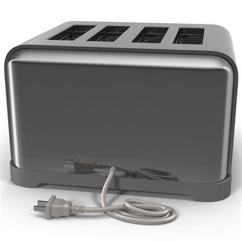 토스터 4 슬라이스 3d 모델 29 3ds Obj Max C4d Ma Free3d