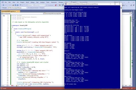 Data Anomaly Detection Using A Self Organizing Map Som With C
