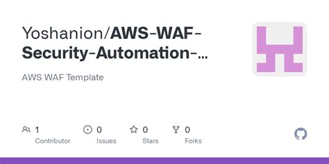 Github Yoshanion Aws Waf Security Automation Template Aws Waf Template