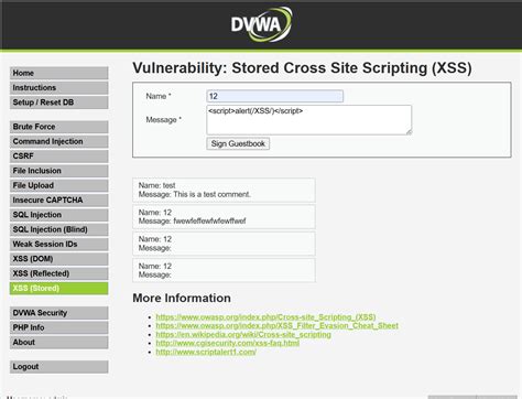 网络安全 Dvwa通关指南 Dvwa Stored Cross Site Scripting 存储型 Xss 云社区 华为云