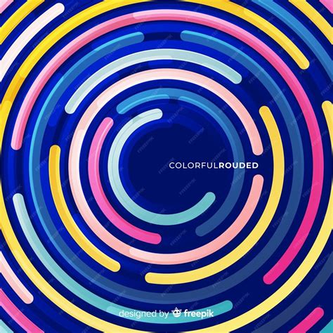 화려한 곡선 된 배경 무료 벡터