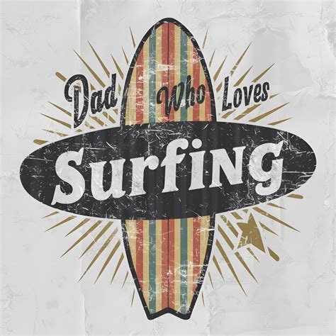 Dad Who Loves Surfing Premium Ai Generated Image