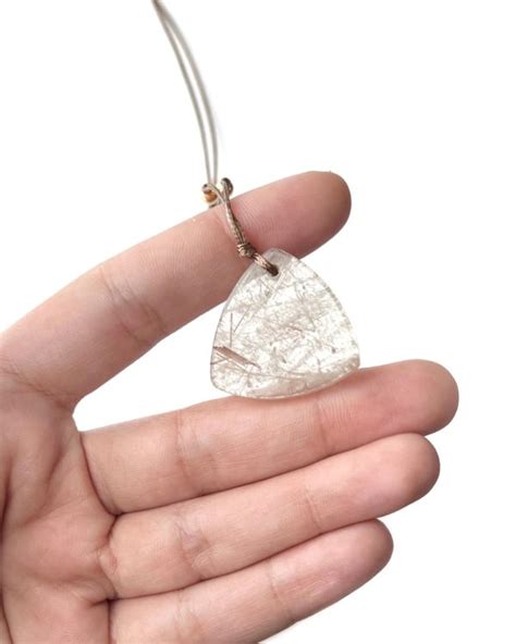 თმიანი კვარცის ყელსაბამი Rutiltorry Kelis მაღაზია