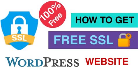 How To Install Free Ssl In Wordpress Website Wordpress Ssl Plugins Ssl Certificate Youtube