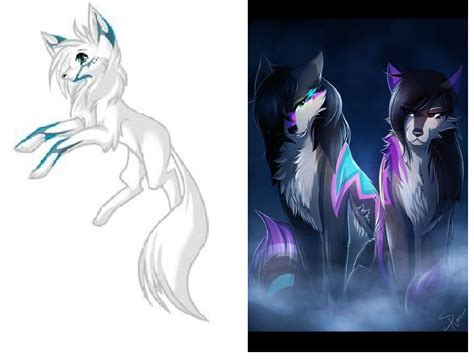 Cute Arctic Wolf Drawing