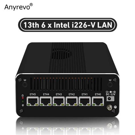 13th Gen Firewall Router Intel Core U300 I3 1315u I5 1335u I7 1355u 6 Intel I226 V 2 5g Nics