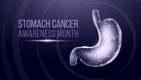 위암 인식의 달 와이어프레임 로우 폴리 스타일 의료 소화 시스템 치료에 대한 개념 진한 파란색 배경에 추상 현대 3d 벡터 일러스트 레이 션 프리미엄 벡터