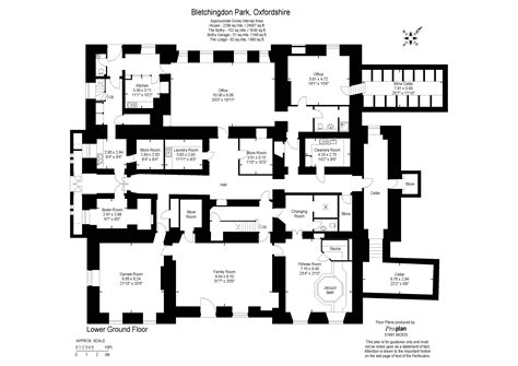 Floor Plan For Small House In Bletchingdon Park Lyme Park Floor Plan