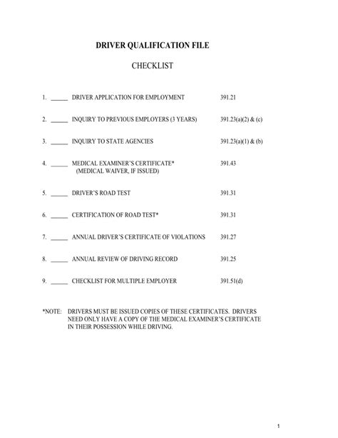 Edit Document Driver Qualification Checklist Form And Keep Things Organized